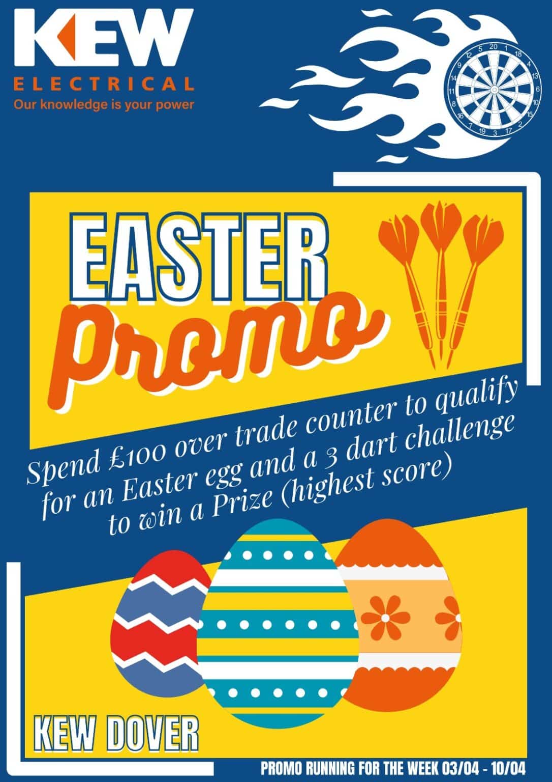 Dover Easter Darts Challenge Starts in April